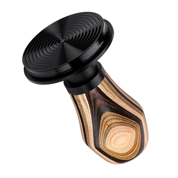 Normcore / V4 Spring-loaded Tamper - Colorful Wood - Titanium PVD ...